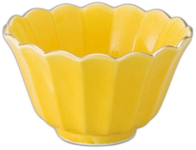 黄菊型小鉢（大） [ 10.3 x 10.3 x 6.3cm ] | 小鉢 強化磁器 セトモノホンポ(Setomonohonpo)[ 10.3 x 10.3 x 6.3cm ] 強化