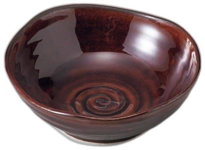 アメ釉小鉢（大） [ 12.4 x 12.2 x 4.5cm ] | 小鉢 セトモノホンポ(Setomonohonpo)[ 12.4 x 12.2 x 4.5cm ]