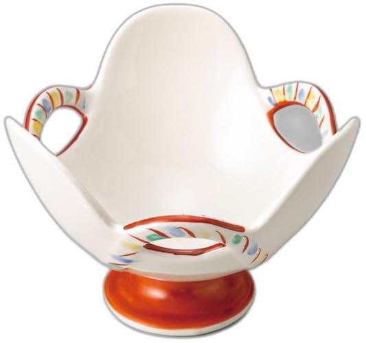 羽衣三彩高台小鉢 [ 11.7 x 11.7 x 8cm ] | 小鉢 セトモノホンポ(Setomonohonpo)[ 11.7 x 11.7 x 8cm ]