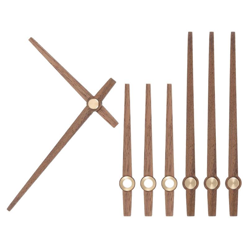 PATIKIL 交換用時計針キット、木製メカニズム ムーブメント 針 パーツ 壁時計修理用 DIY ホームアート装飾、E3素材:木製利点:ミュートクロックメカニズム:時計の針は超静音スキャンデザインを採用し、静かな睡眠環境を提供します。時間...