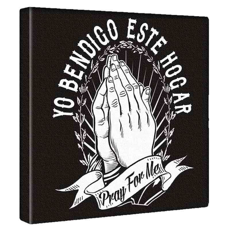 祈り ブラック アートパネル 100cm × 100cm XLサイズ 日本製 ポスター おしゃれ インテリア 模様替え リビング 内装 アート モノクロ ポップ ファブリックパネル ol-8384-pray-or-me-XL本体サイズ:10...