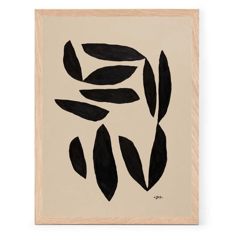 THE POSTER CLUB ポスタークラブ In the Fall 30×40cm Leise Dich Abrahamsenジークレープリントという手法でPOSTER CLUBのために特別に作成されています。ジークレープリントとはフラ...