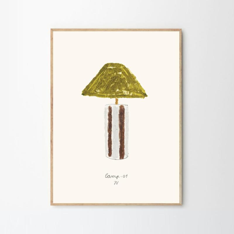 THE POSTER CLUB ポスタークラブ Lamp 01 30×40cm Isabelle VandeplasscheTHE POSTER CLUB（ポスタークラブ）は、デンマークのコペンハーゲンを拠点とし、北欧の文化やライフスタイル...