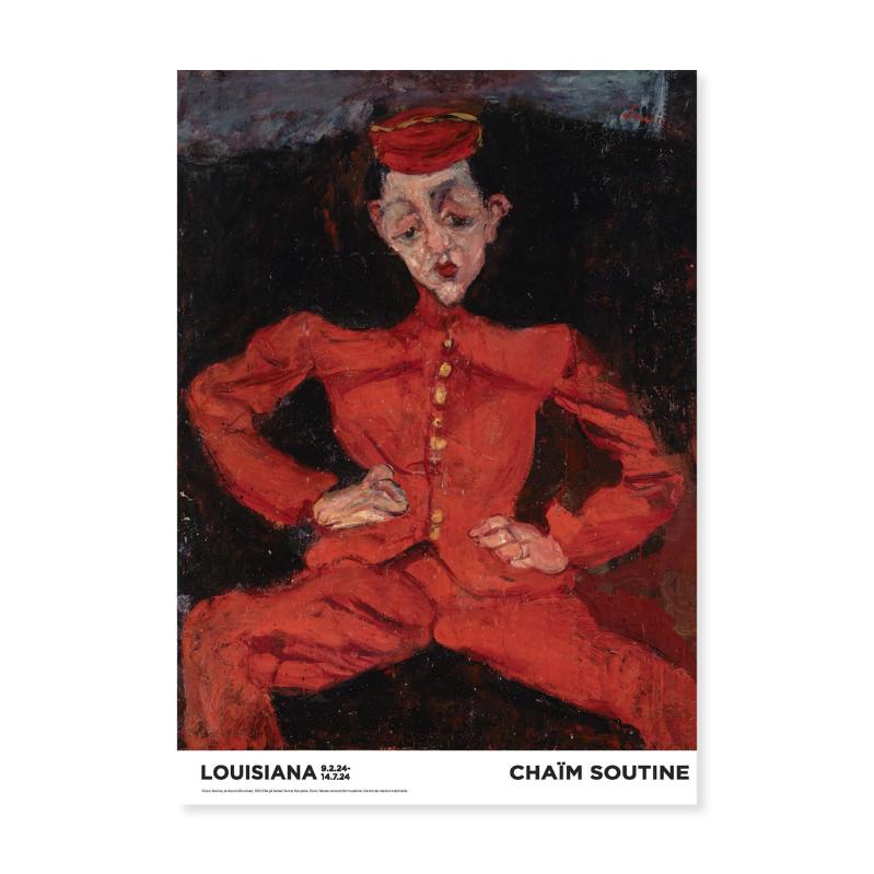 デンマーク ルイジアナ近代美術館 ポスター Chaïm Soutine – The Piccolo (1925) A2 42×59.4cm・サイズ：42 x 59.4 cm（A2） ・しっかりとした厚紙の紙管に入れてお届けします。 ・フレー...