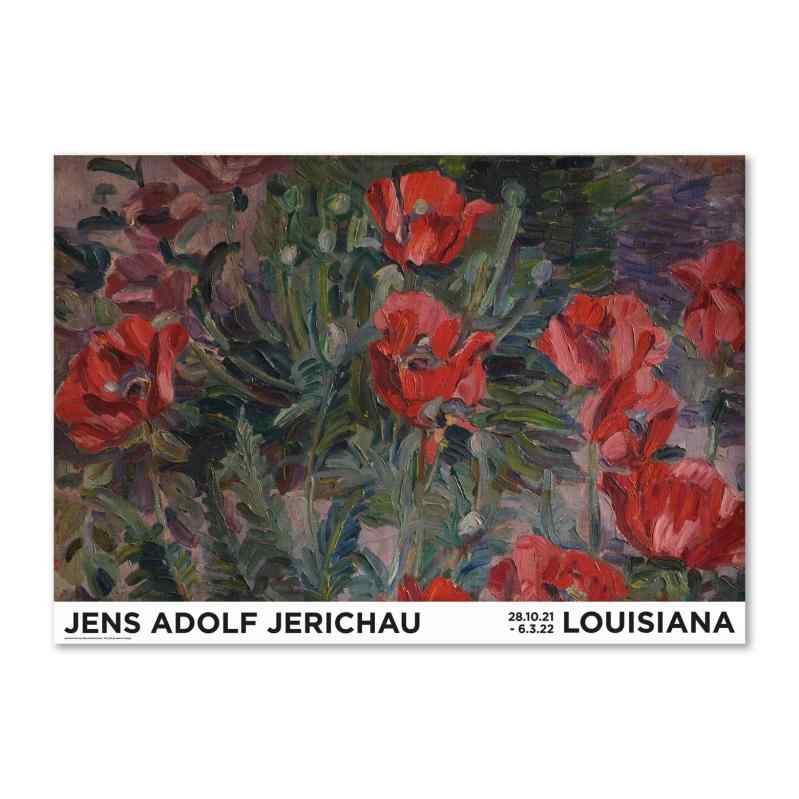 デンマーク ルイジアナ近代美術館 ポスター Jerichau - Blossoming poppies (1912) A1 59.4×84.1cm・サイズ：59.4 x 84.1 cm（A1） ・しっかりとした厚紙の紙管に入れてお届けします...