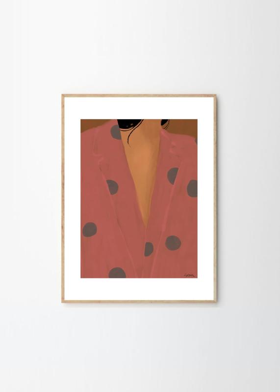 THE POSTER CLUB ポスタークラブ Dressed 30×40cm Sandra Blomen Maschinskyジークレープリントという手法でPOSTER CLUBのために特別に作成されています。ジークレープリントとはフラン...