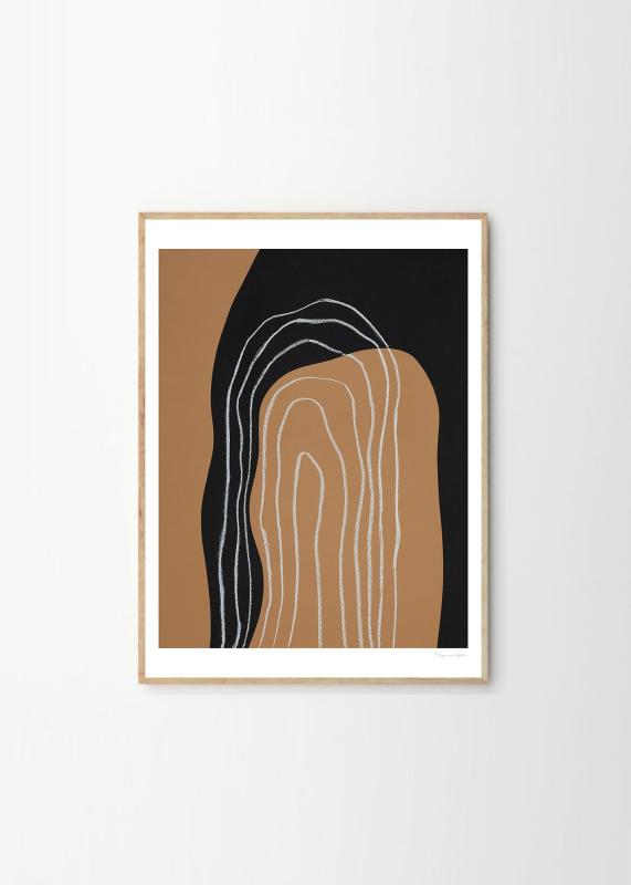 THE POSTER CLUB ポスタークラブ Shapes and Lines No 1 30×40cm Berit Mogensen Lopezジークレープリントという手法でPOSTER CLUBのために特別に作成されています。ジークレ...