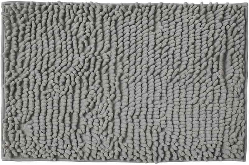 シェニール織りバスマット, 超吸水速乾, マイクロファイバー, 滑り止め付き, 40×60cm超吸水性: シェニール織り生地を使用し、驚くほどの吸水力を実現。お風呂上がりの水滴をすばやく吸収します。快適な肌触り: ふわふわとした柔らかいマイ...