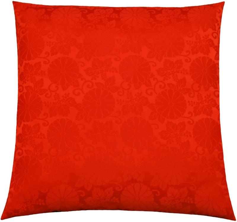 仏壇 座布団カバー 法要 法事 仏前 仏壇 お寺さん用座布団カバー 日本製 67×68 絹交菊唐草日本製 豪華な仕上げの座布団カバー。サイズ67×68和室の品を高める座布団カバー日本製で安心。お祝い事にカバーを付け替え、来客時やお寺さんが来...