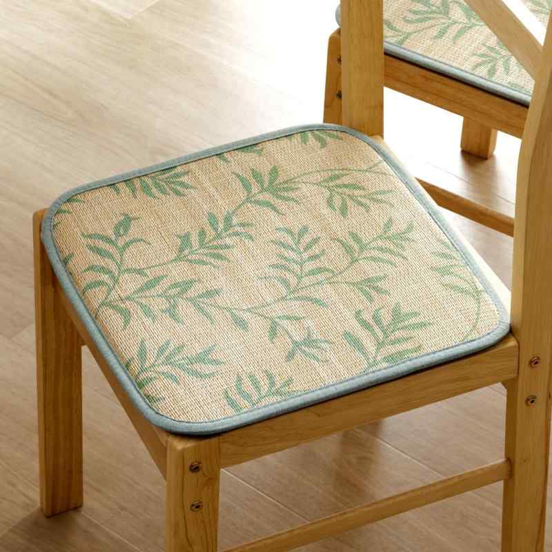 イケヒコ 竹 チェアパッド ジーンズ・サマーサ 約40×40cm【組成】表地＝1.4mm竹ひご　中材＝ウレタンフォーム15mm　裏地＝ポリエステル100%