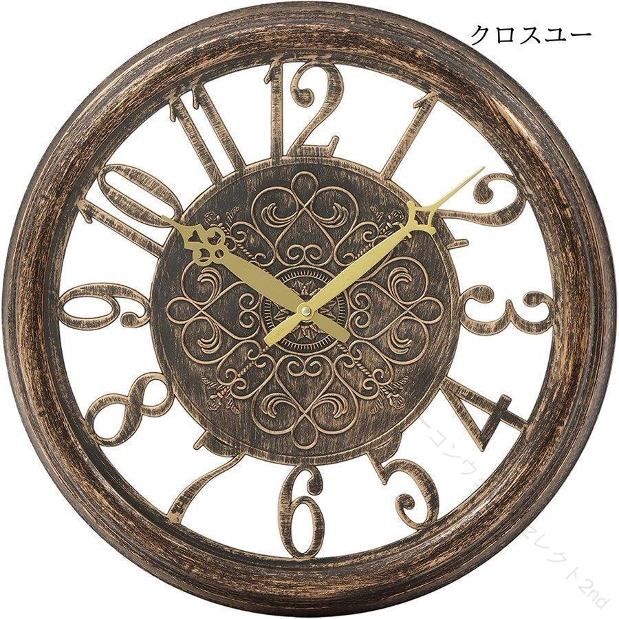 【商品名】掛け時計【サイズ】直径38cm　厚さ5.5cm【材質】プラスチック+金属【電池】単三1本　電池は付いていません。【騒音なし】かけ時計カチカチの音がしなくて、 音がほとんど聞こえません。音無し 静音タイプを採用し、 良好な睡眠と仕事...