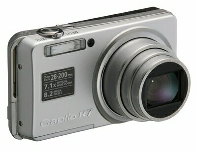 【商品名】RICOH デジタルカメラ Caplio (キャプリオ) R7 シルバー 800万画素 光学7.1倍ズーム CAPLIOR7SL（中古品）中古品の特性上、外箱,取り扱い説明書等は基本的には付属いたしません（付属しているものもござい...