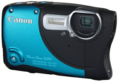 【商品名】Canon デジタルカメラ PowerShot D20 約1210万画素 光学5倍ズーム タフ防水 PSD20（中古品）中古品の特性上、外箱,取り扱い説明書等は基本的には付属いたしません（付属しているものもございます）。商品として...