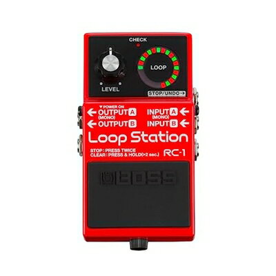 【商品名】BOSS Loop Station ルーパー RC-1（中古品）中古品の特性上、外箱,取り扱い説明書等は基本的には付属いたしません（付属しているものもございます）。商品として問題があるものではございません、使用可能品となります。ま...