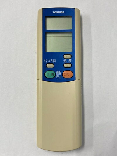 【商品名】東芝 エアコンリモコン WH-F1L（中古品）中古品の特性上、外箱,取り扱い説明書等は基本的には付属いたしません（付属しているものもございます）。商品として問題があるものではございません、動作いたします。また、商品名に【付属、特典...
