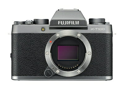 【商品名】FUJIFILM ミラーレス一眼 X-T100ダークシルバー X-T100-DS（中古品）中古品の特性上、外箱,取り扱い説明書等は基本的には付属いたしません（付属しているものもございます）。商品として問題があるものではございません...