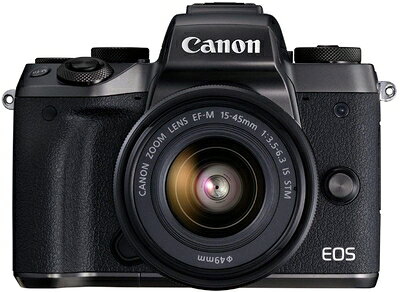 【商品名】Canon ミラーレス一眼カメラ EOS M5 レンズキット EF-M15-45mm F3.5-6.3 IS STM 付属 EOSM5-1545ISSTMLK（中古品）中古品の特性上、外箱,取り扱い説明書等は基本的には付属いたしま...