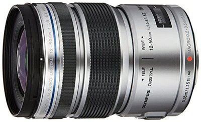 【商品名】OLYMPUS ミラーレス一眼 レンズ 防塵 防滴 電動ズーム ED 12-50mm シルバー M.ZUIKO DIGITAL ED12-50mmF3.5-6.3 EZ SLV（中古品）中古品の特性上、外箱,取り扱い説明書等は基本...