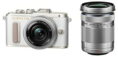 【商品名】OLYMPUS ミラーレス一眼 E-PL8 ダブルズームキット ホワイト（中古品）中古品の特性上、外箱,取り扱い説明書等は基本的には付属いたしません（付属しているものもございます）。商品として問題があるものではございません、動作い...