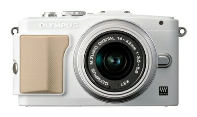 【商品名】OLYMPUS ミラーレス一眼 PEN Lite E-PL5 レンズキット ホワイト E-PL5 LKIT WHT（中古品）中古品の特性上、外箱,取り扱い説明書等は基本的には付属いたしません（付属しているものもございます）。商品と...