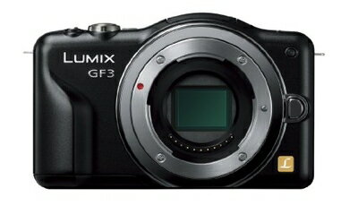【商品名】パナソニック ミラーレス一眼カメラ LUMIX GF3 ボディ エスプリブラック DMC-GF3-K（中古品）中古品の特性上、外箱,取り扱い説明書等は基本的には付属いたしません（付属しているものもございます）。商品として問題がある...