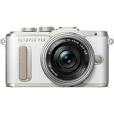 【商品名】OLYMPUS ミラーレス一眼 E-PL8 レンズキット ホワイト（中古品）中古品の特性上、外箱,取り扱い説明書等は基本的には付属いたしません（付属しているものもございます）。商品として問題があるものではございません、動作いたしま...