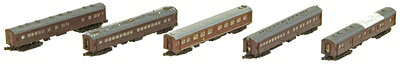 【商品名】Zゲージ 1号編成 お召し列車 初期仕様 5両セット T036-2 鉄道模型 客車（中古品）中古品の特性上、外箱,取り扱い説明書等は付属いたしません。商品として問題があるものではございません。また、商品名に【付属、特典、○○付き、...