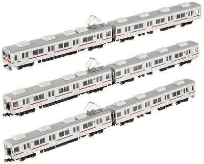 【商品名】グリーンマックス Nゲージ 東急電鉄8500系 赤帯 ・ 黄色テープ付き 基本6両編成セット 動力付き 30293 鉄道模型 電車（中古品）中古品の特性上、外箱,取り扱い説明書等は付属いたしません。商品として問題があるものではござ...