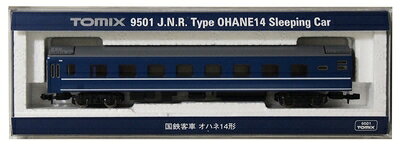 【商品名】TOMIX Nゲージ オハネ14 9501 鉄道模型 客車（中古品）中古品の特性上、外箱,取り扱い説明書等は付属いたしません。商品として問題があるものではございません。また、商品名に【付属、特典、○○付き、ダウンロードコード】等の...