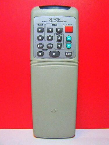 【商品名】DENON オーディオリモコン RC-846（中古品）中古品の特性上、外箱,取り扱い説明書等は基本的には付属いたしません（付属しているものもございます）。商品として問題があるものではございません、動作いたします。また、商品名に【付...