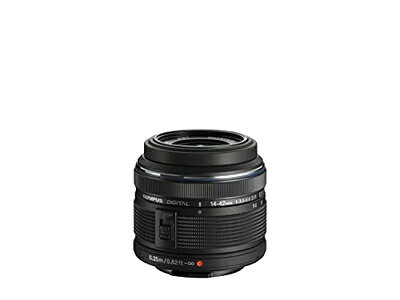 【商品名】OLYMPUS 標準ズームレンズ M.ZUIKO DIGITAL 14-42mm F3.5-5.6 II R ブラック（中古品）中古品の特性上、外箱,取り扱い説明書等は基本的には付属いたしません。商品として問題があるものではござい...