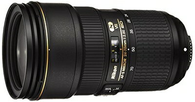 【商品名】Nikon 標準ズームレンズAF-S NIKKOR 24-70mm f/2.8E ED VR フルサイズ対応（中古品）中古品の特性上、外箱,取り扱い説明書等は基本的には付属いたしません。商品として問題があるものではございません、動...