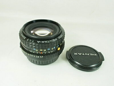 【商品名】Pentax MFレンズ A 50mm F1.7（中古品）中古品の特性上、外箱,取り扱い説明書等は基本的には付属いたしません。商品として問題があるものではございません、動作確認済みとなります。商品名に【付属、特典、○○付き、ダウン...
