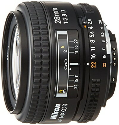 【商品名】Nikon 単焦点レンズ Ai AF Nikkor 28mm f/2.8D フルサイズ対応（中古品）中古品の特性上、外箱,取り扱い説明書等は基本的には付属いたしません。商品として問題があるものではございません、動作確認済みとなりま...