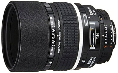 【商品名】Nikon 単焦点レンズ Ai AF DC Nikkor 105mm f/2D フルサイズ対応（中古品）中古品の特性上、外箱,取り扱い説明書等は基本的には付属いたしません。商品として問題があるものではございません、動作確認済みとな...