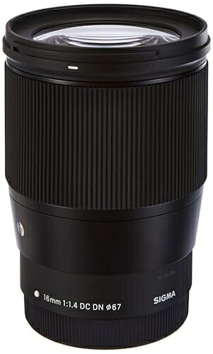 【商品名】シグマ(Sigma) SIGMA シグマ Canon EF-Mマウント レンズ 16mm F1.4 DC DN 単焦点 広角 APS-C Contemporary ミラーレス 専用（中古品）中古品の特性上、外箱,取り扱い説明書等は...