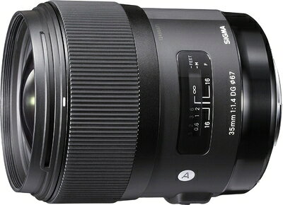 【商品名】シグマ(Sigma) SIGMA 単焦点広角レンズ Art 35mm F1.4 DG HSM シグマ用 フルサイズ対応 340568（中古品）中古品の特性上、外箱,取り扱い説明書等は基本的には付属いたしません。商品として問題がある...