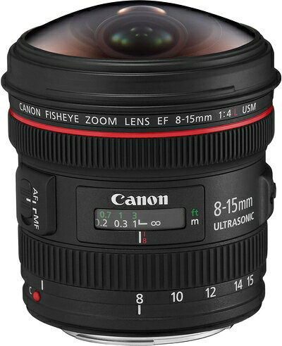 【商品名】Canon 超広角ズームレンズ EF8-15mm F4L フィッシュアイ USM フルサイズ対応（中古品）中古品の特性上、外箱,取り扱い説明書等は基本的には付属いたしません。商品として問題があるものではございません、動作確認済みと...