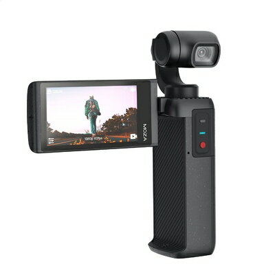 【商品名】MOZA ジンバルカメラ MOIN Camera 3軸手振れ補正 2.45インチ大型モニター搭載 120°超広角レンズ 4K/60P スローモーション撮影 MPC01 国内サポート対応 ブラック [並行輸入品]（中古品）中古品の特...