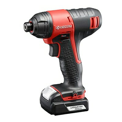 【商品名】京セラ(Kyocera) 旧リョービ 充電式インパクトドライバー BID-1110L1 655550A 【DIY木工にぴったりの細握り&軽量1kgモデル】 リチウムイオン10.8V ネジ締め能力 小ネジM6〜M8・普通ボルトM5〜...