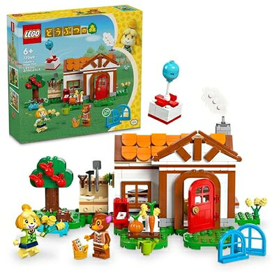 【商品名】レゴ(LEGO) どうぶつの森 しずえさん、おうちにようこそ おもちゃ 玩具 プレゼント ブロック 女の子 男の子 子供 5歳 6歳 7歳 8歳 小学生 しずえさん ドレミ あつ森 ごっこ遊び 家 おうち 77049（中古品）中古...