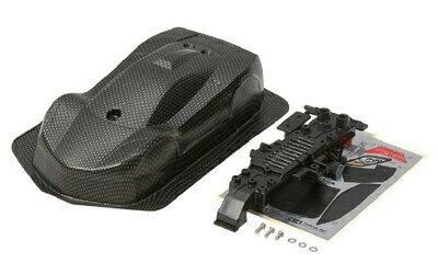【商品名】タミヤ ミニ四駆限定シリーズ ベルダーガ スペアボディ (カーボンパターン) 95001（中古品）中古品の特性上、外箱,取り扱い説明書等は基本的には付属いたしません（付属しているものもございます）。商品として問題があるものではござ...