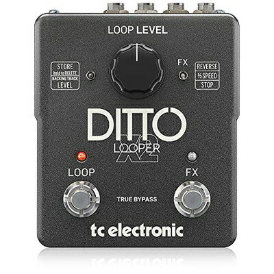 【商品名】ティーシーエレクトロニック(Tc Electronic) 2ボタン ルーパー DITTO X2 LOOPER（中古品）中古品の特性上、外箱,取り扱い説明書等は基本的には付属いたしません。商品として問題があるものではございません、使...