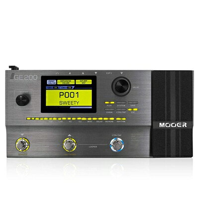 【商品名】MOOER Mooer GE200 マルチエフェクター グレー,（中古品）中古品の特性上、外箱,取り扱い説明書等は基本的には付属いたしません。商品として問題があるものではございません、使用可能品となります。また、商品名に【付属、○...