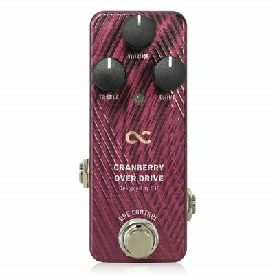 【商品名】One Control/CRANBERRY OVER DRIVE オーバードライブ ワンコントロール（中古品）中古品の特性上、外箱,取り扱い説明書等は基本的には付属いたしません。商品として問題があるものではございません、使用可能品...