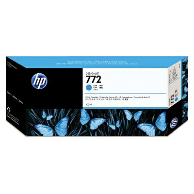 【商品名】HP 772 純正 インクカートリッジ シアン 300ml CN636A（中古品）中古品の特性上、外箱,取り扱い説明書等は基本的には付属いたしません。電話機・FAX機などで子機が複数台ある商品につきましては、子機が付属しない場合も...
