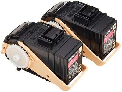【商品名】EPSON 環境推進トナー LPC3T18MPV マゼンタ Mサイズ 6,500ページ×2本パック LP-S7100/S8100シリーズ用（中古品）中古品の特性上、外箱,取り扱い説明書等は基本的には付属いたしません。電話機・FAX...