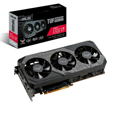 【商品名】ASUS AMD RX 5700 XT 搭載 トリプルファンモデル 8G TUF 3-RX5700XT-O8G-GAMING（中古品）中古品の特性上、外箱,取り扱い説明書等は基本的には付属いたしません。電話機・FAX機などで子機が...
