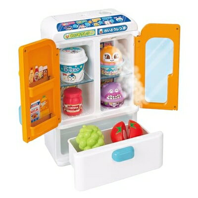 【商品名】ジョイパレット 冷気がシュ〜 スマートアンパンマンれいぞうこDX（中古品）中古品の特性上、外箱,取り扱い説明書等は基本的には付属いたしません（付属しているものもございます）。商品として問題があるものではございません、使用可能品とな...