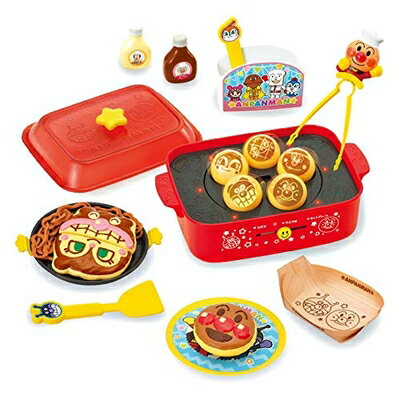 【商品名】ジョイパレット アンパンマン たこやきノリノリ パーティーしちゃお! おしゃべりホットプレート 幅168x高さ420x奥行き297mm 181543（中古品）中古品の特性上、外箱,取り扱い説明書等は基本的には付属いたしません（付属...
